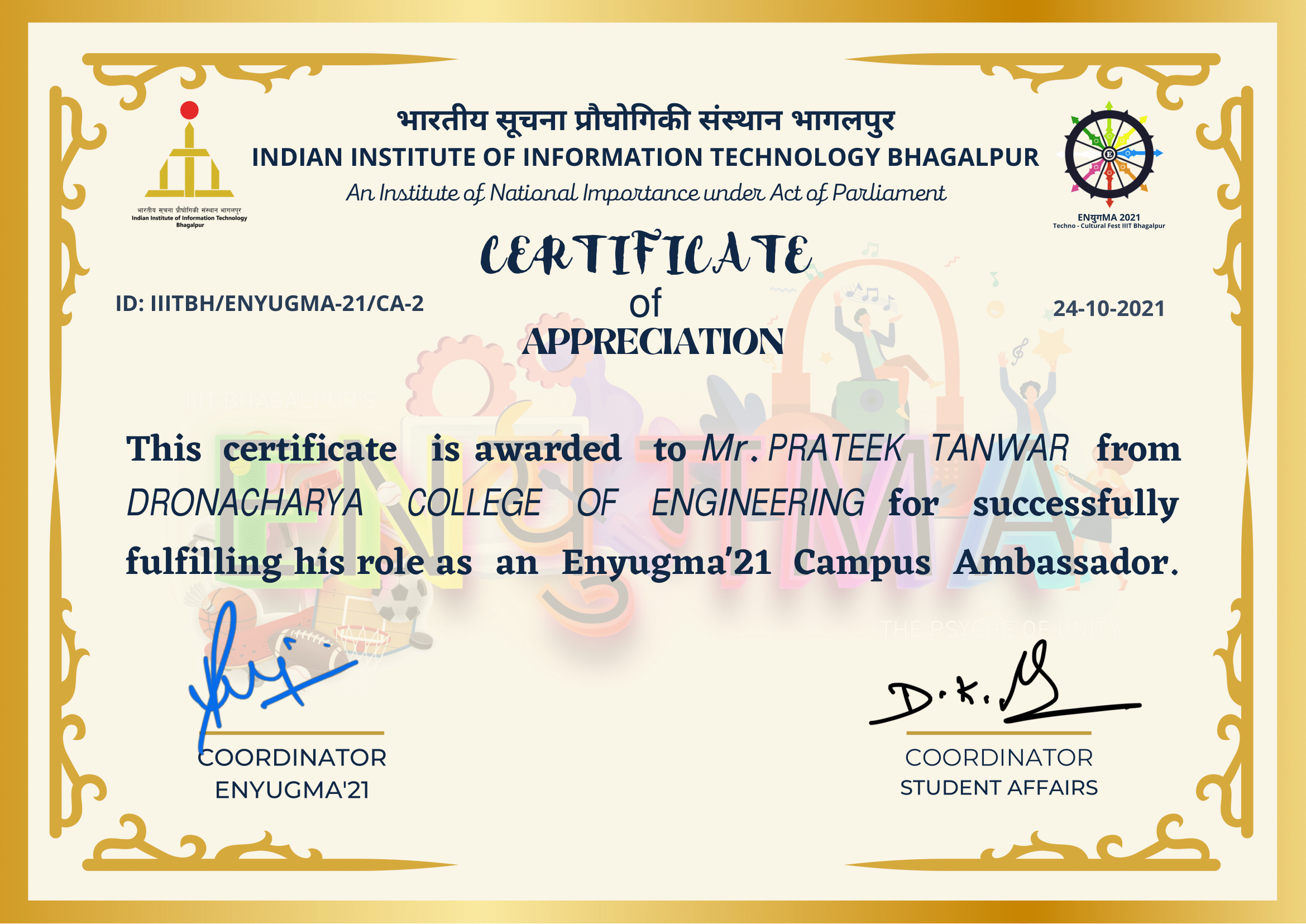 Prateek Tanwar Portfolio